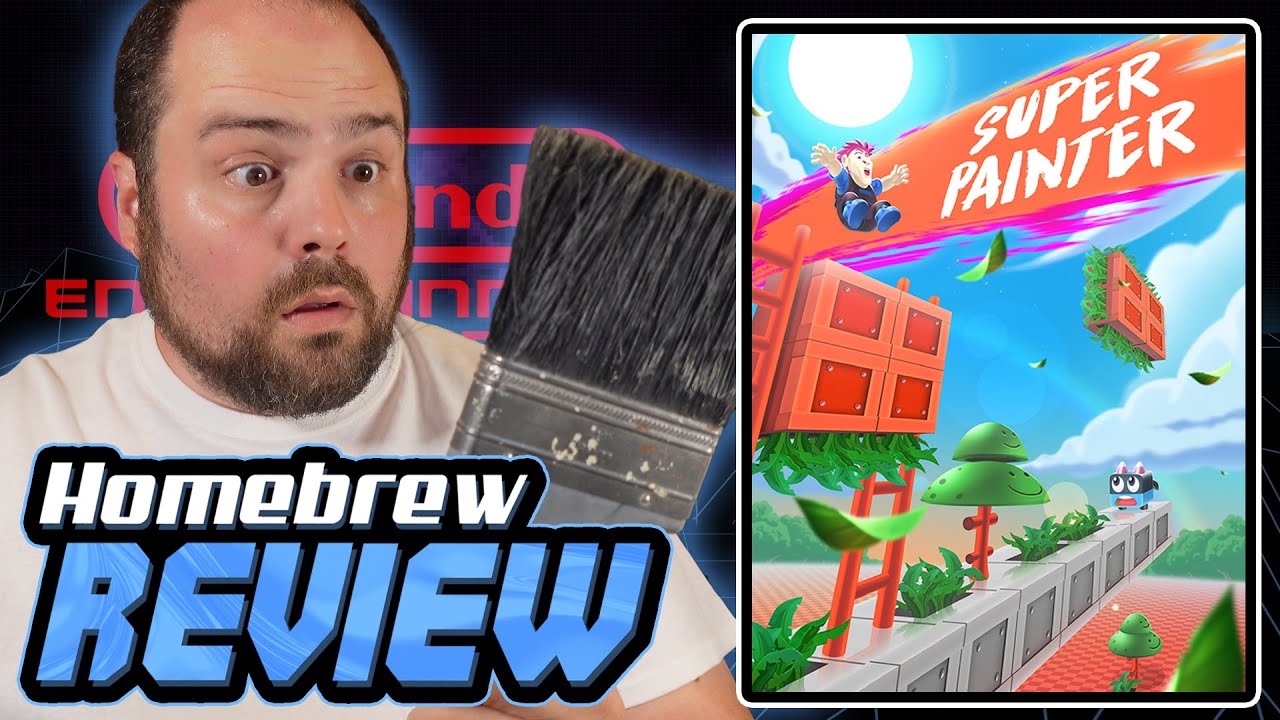 Super Painter for the NES - MGG Homebrew Game Review - YouTube