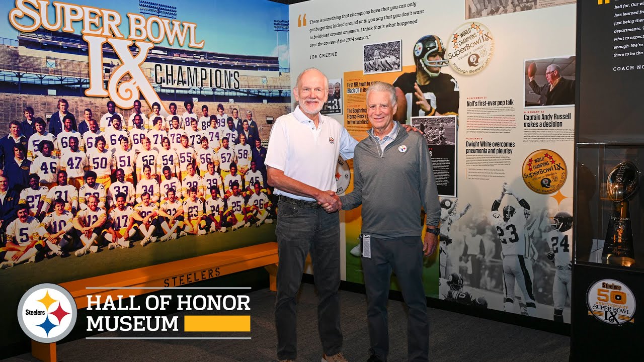 Art Rooney II, Jack Ham unveil Hall of Museum exhibit honoring 1974 ...