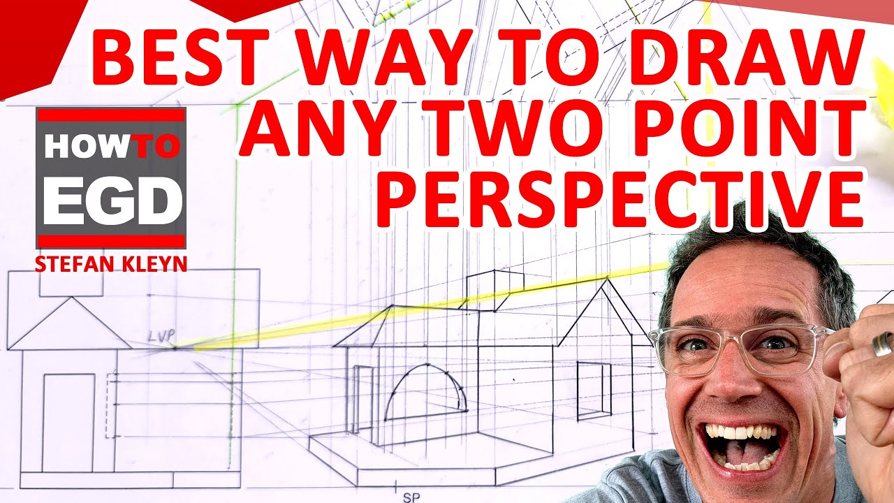 BEST Way To Draw ANY Two POINT PERSPECTIVE!! Proven Steps!! - YouTube