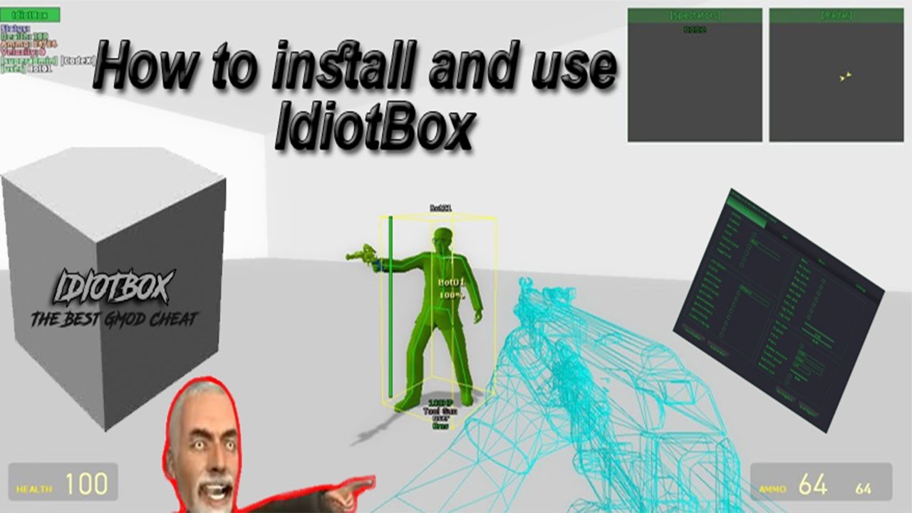 How to use and Install Idiotbox for gmod - YouTube