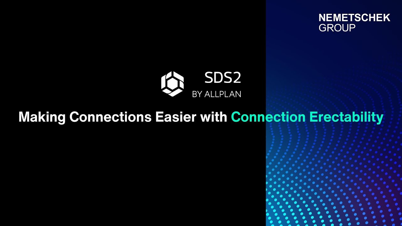 Enhance Steel Detailing with SDS2: Connection Erectability! - YouTube