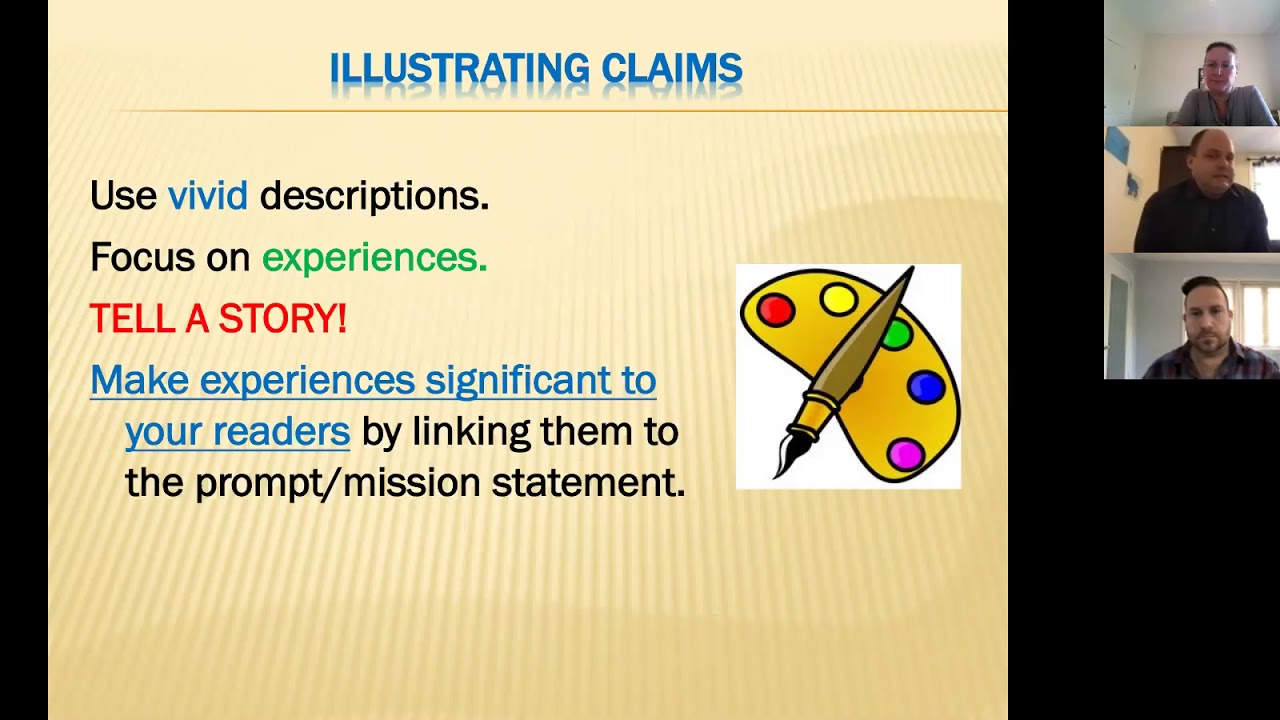 UMD Writing Center: Writing a Personal Statement - YouTube