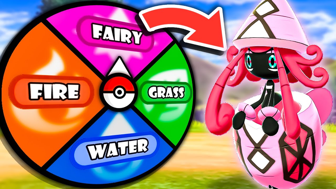 A Wheel Decides Our Pokemon Types, Then We Battle! - YouTube