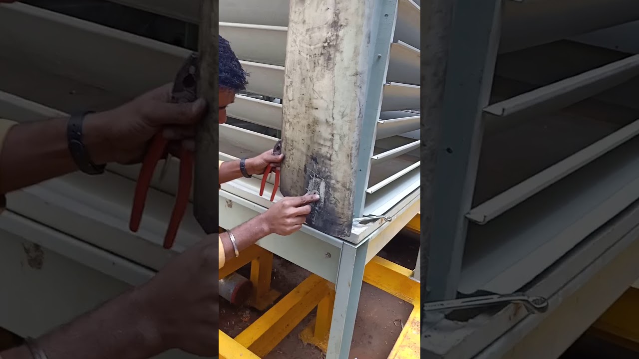 Fan balancing complete advance cooling tower - YouTube