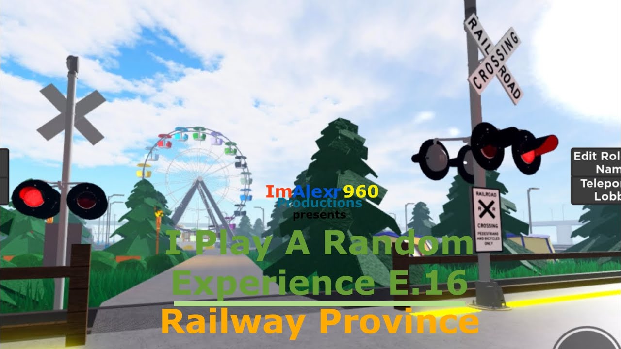 Another RXR Crossing Roblox game. I Play A Random Experience E16 ...