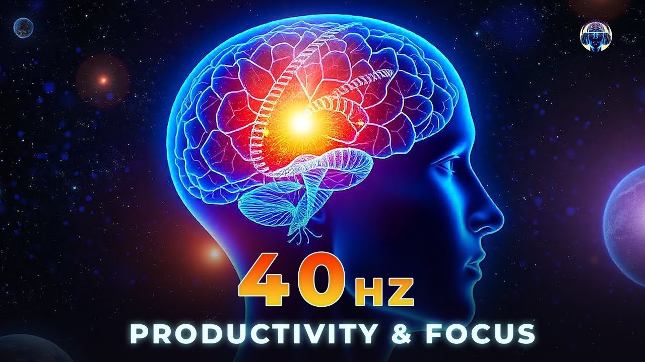 Intense Study Music: 40Hz Gamma Binaural Beats for Productivity & Focus ...