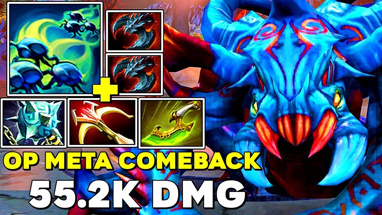 OP META COMEBACK 55.2k DMG [ Weaver ] Counter Build Safelane - Dota 2 ...