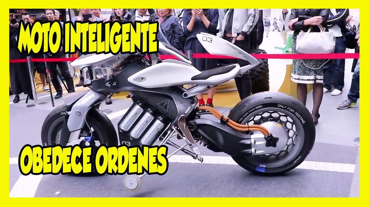 Motocicleta inteligente yamaha MOTOROiD increible - YouTube