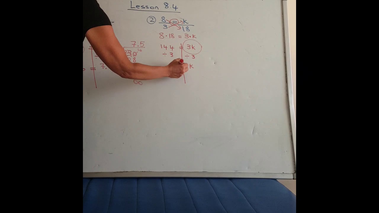 Grade 6 Solving proportions - YouTube