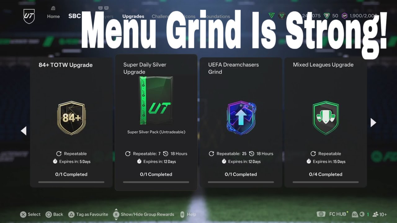 The Menu Grind Is Insane Right Now! FC 25 Ultimate Team! - YouTube