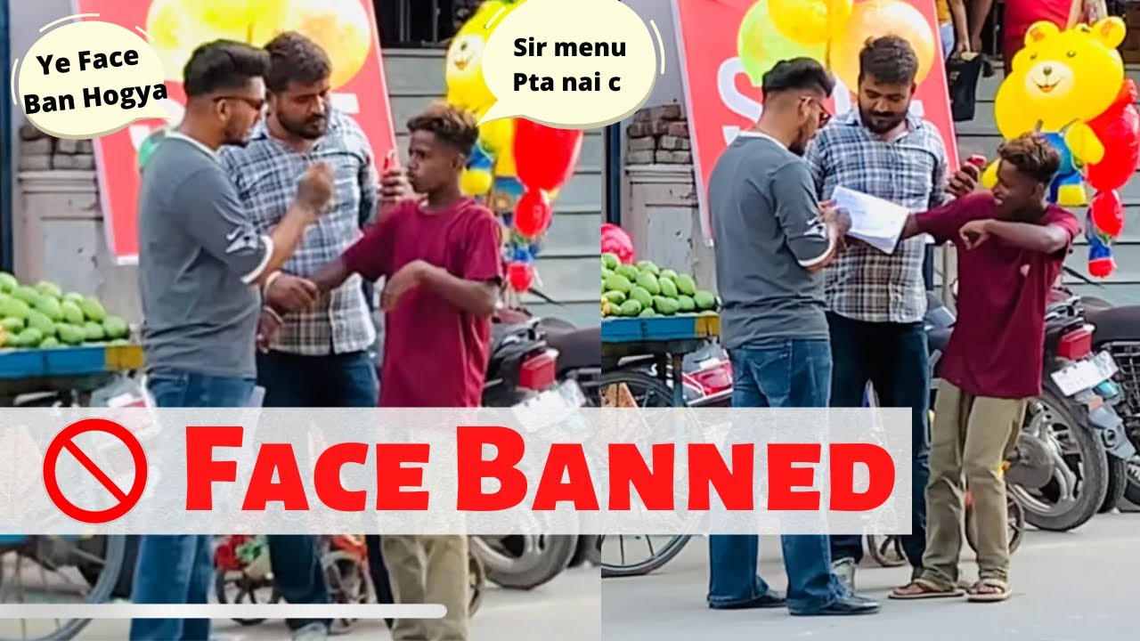 Face Banned Prank🤣 By Prank Hub - YouTube