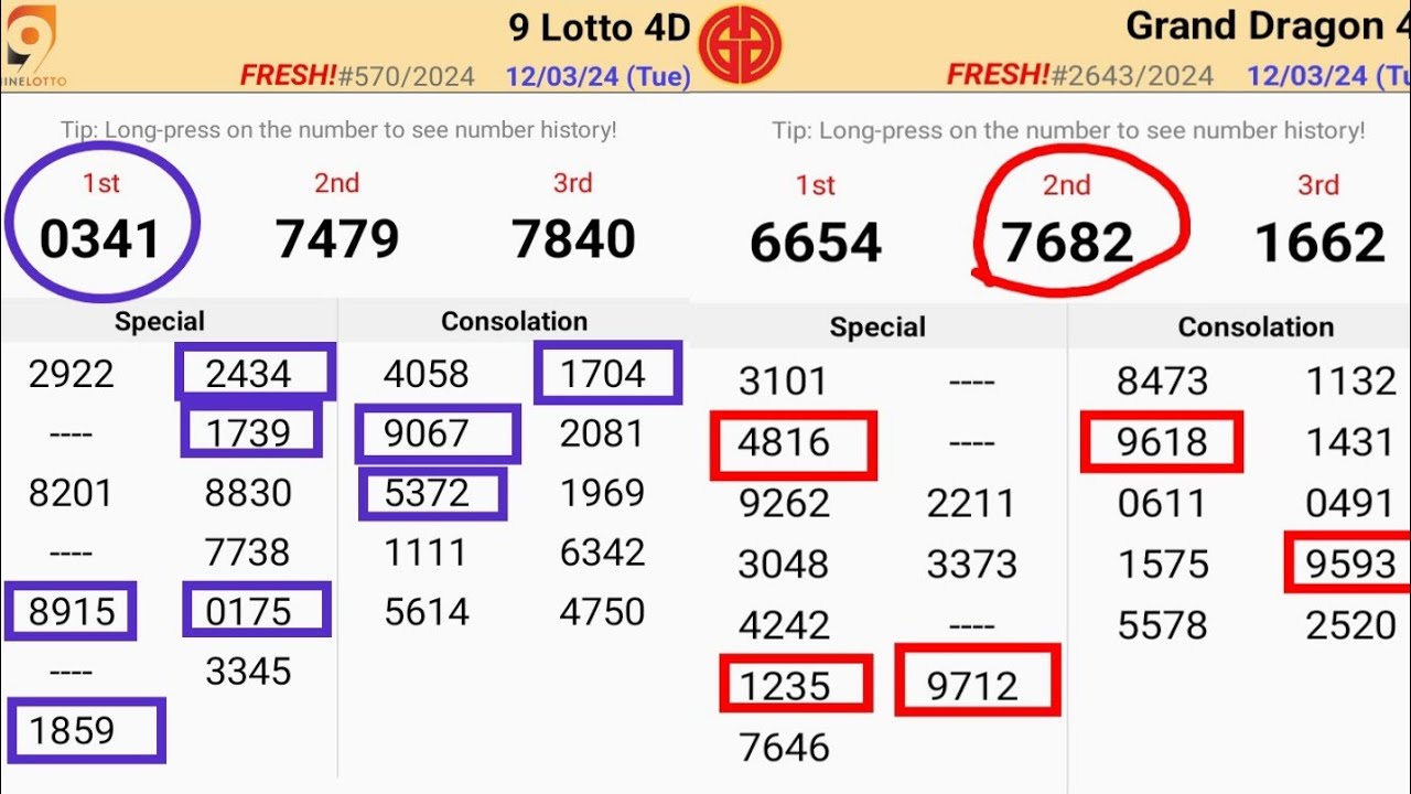 13-03-24 Gd Lotto Chart | 9Lotto Chart Today | Grand Dragon Lotto 4D ...