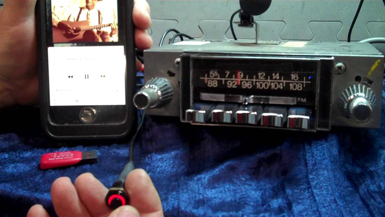 1973 Javelin AMX-AMC original AM/FM Radio - YouTube