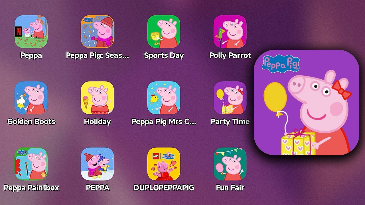 Peppa Pig: Party Time - Official English Mobile Game for Android ...