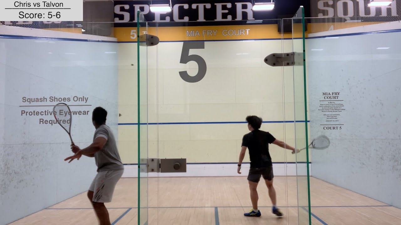 Two Squash Games w/ Talvon (08MAR2023) - YouTube