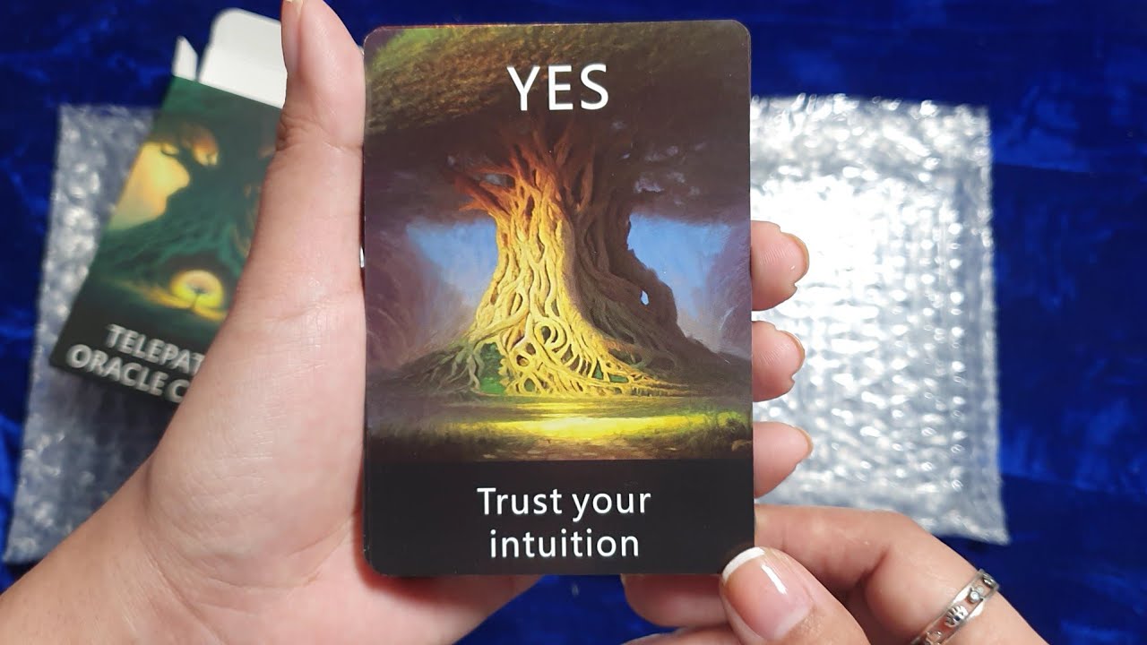 Telepathy Oracle Cards #unboxing #purpletintarot - YouTube