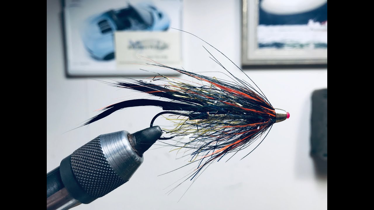 Conehead Tube Fly "Interaction 2020" variants / Black & Orange - YouTube