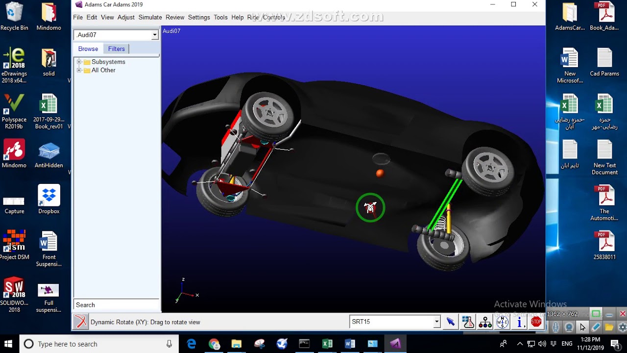 Ansys To Adams/Car, Import Flexible Part , #2 - YouTube