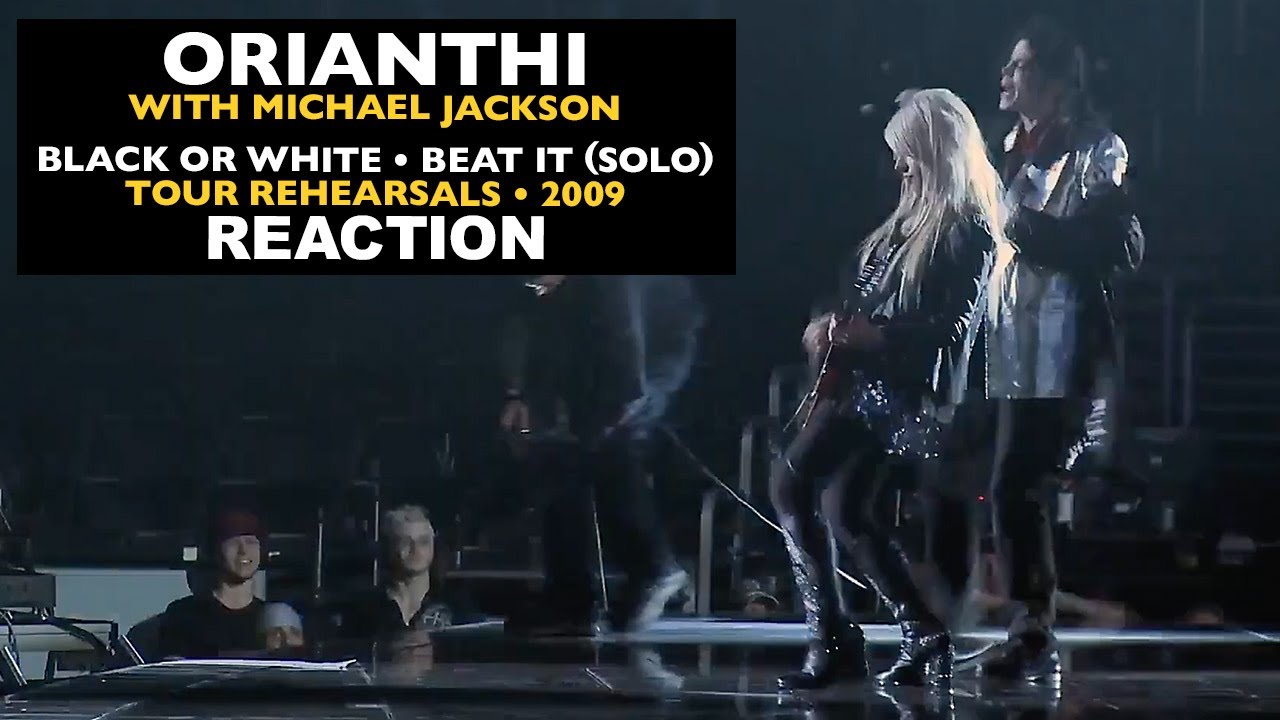Musicians REACT to Orianthi and Michael Jackson Rehearsals (2009) Black or White, Beat It Solo ...