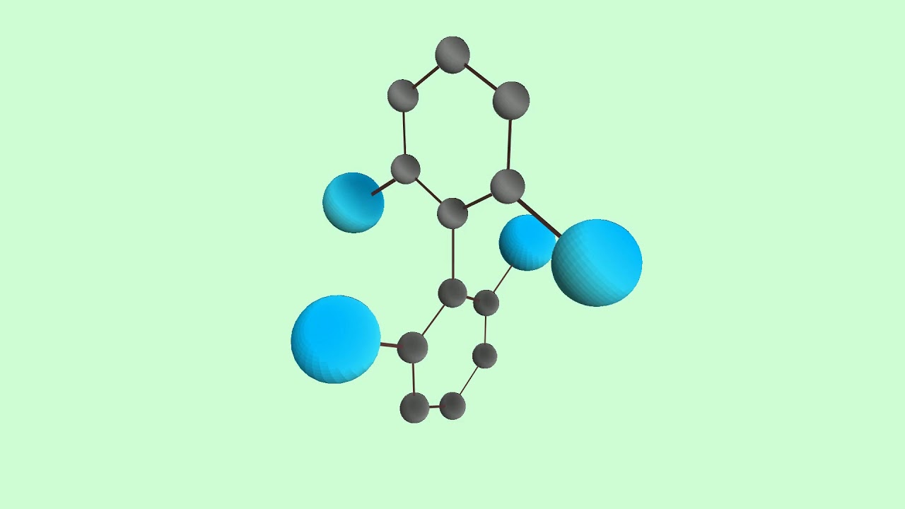 Atropisomer: videos of free and hindered rotation - YouTube