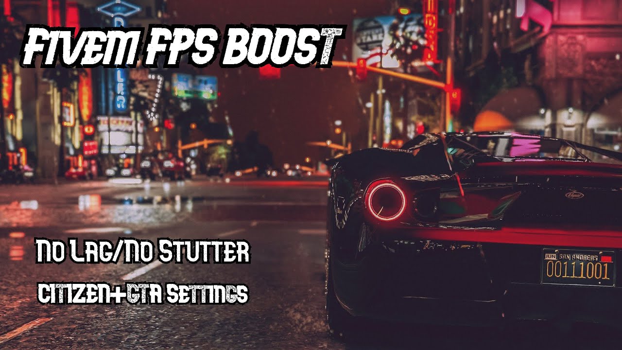 🔧 GTA FiveM |Increase FPS & Fix Stutters While Driving| - YouTube