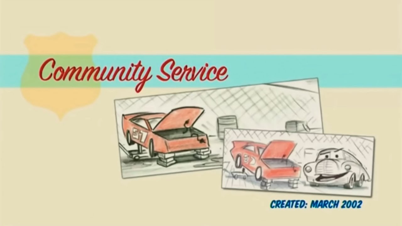 Cars 1 community service deleted scene versión 3 - YouTube