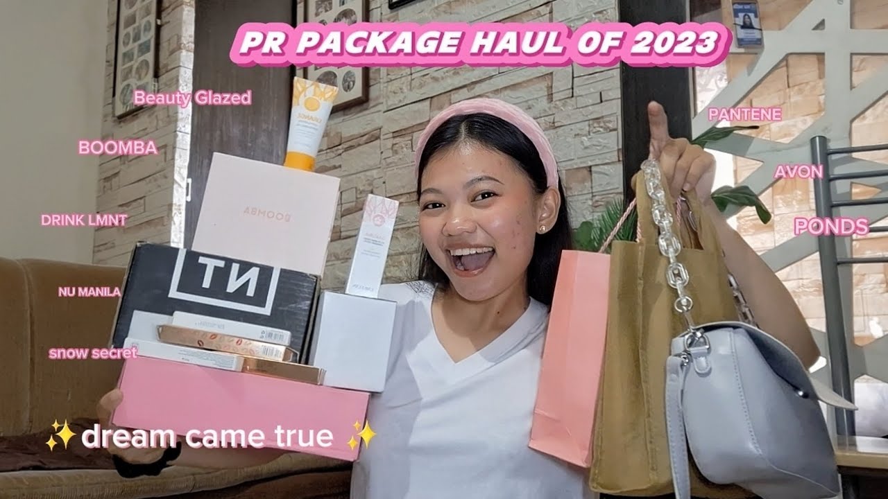 PR PACKAGE HAUL 2023 🎀 A Dream Came True as a Content Creator - YouTube