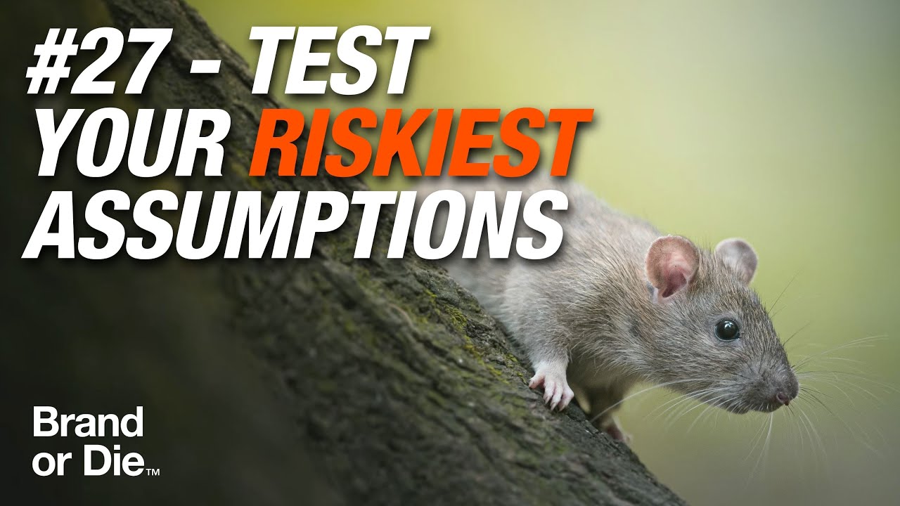 #27 - Test Your Riskiest Assumptions - YouTube