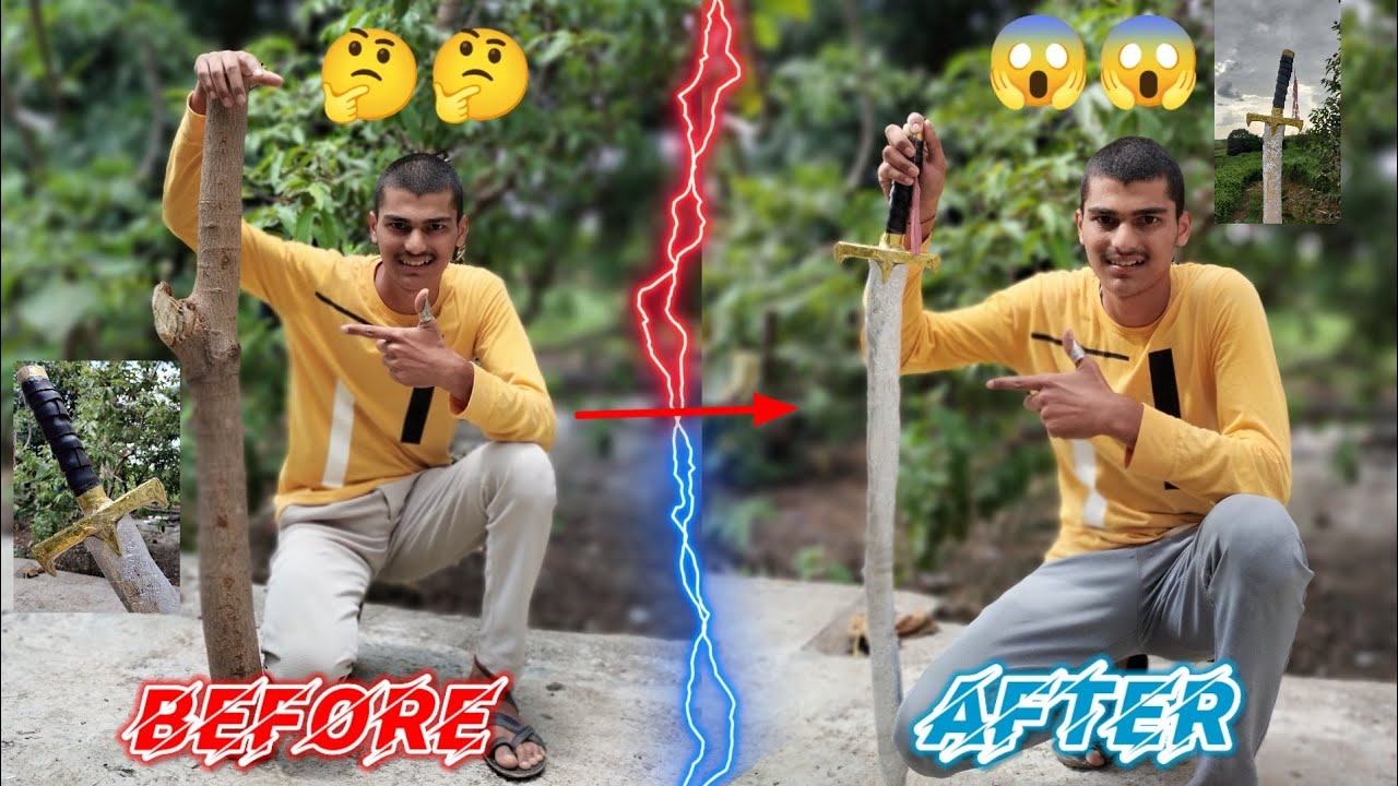 How to make a Talwar at home ।। Home made Sword ⚔️ - YouTube