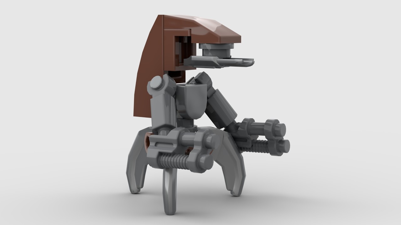 How to Build a Simple LEGO Droideka - YouTube