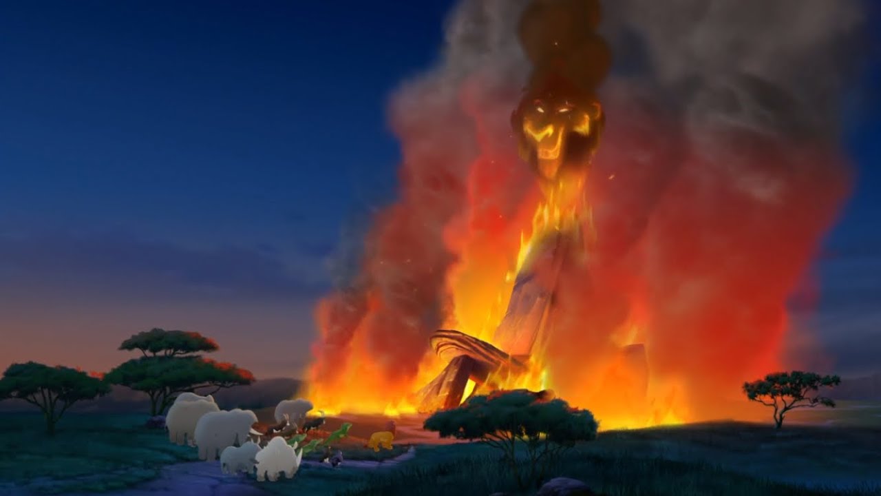 Shujaa,Anga and Hadithi meet Scar - YouTube