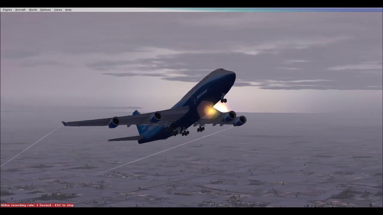 Microsoft Flight Simulator - Boeing 747-400 - YouTube