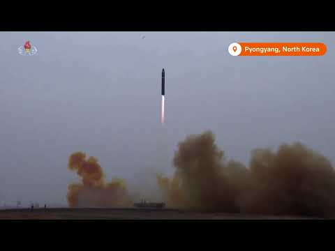 North Korea state TV airs new ballistic missile launch
