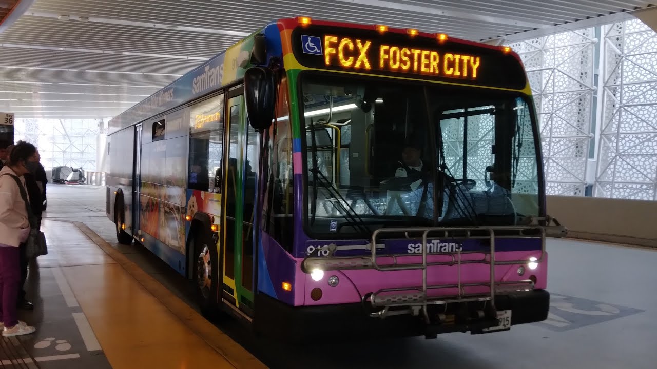 SamTrans 2014 Gillig BRT 40' #916 on Route FCX - YouTube