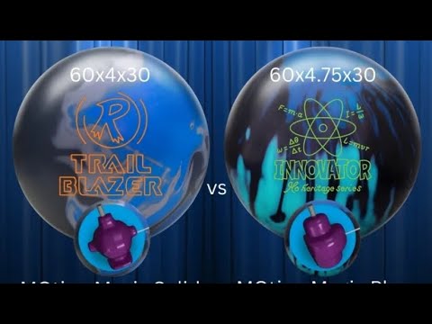 Radical Bowling Technologies Trailblazer Solid vs Innovator Solid - YouTube