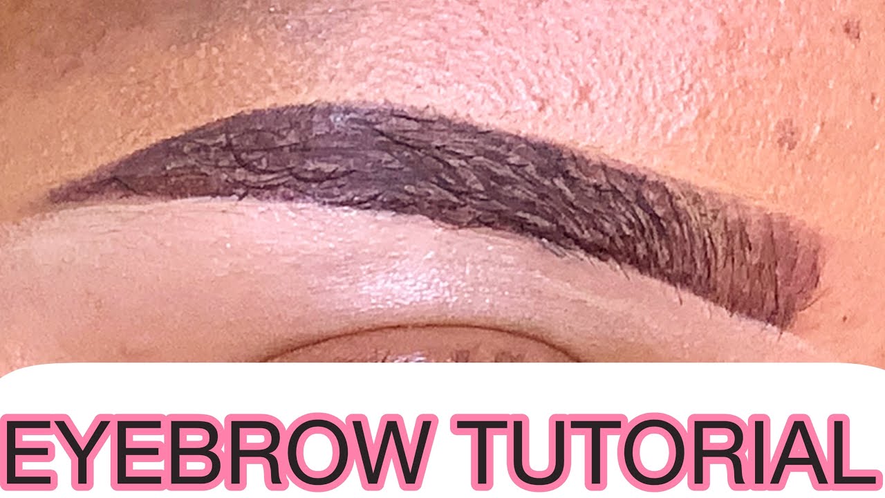 HOW TO DRAW YOUR EYEBROW USING PENCIL/LATEST EYEBROW TUTORIAL #eyebrows ...