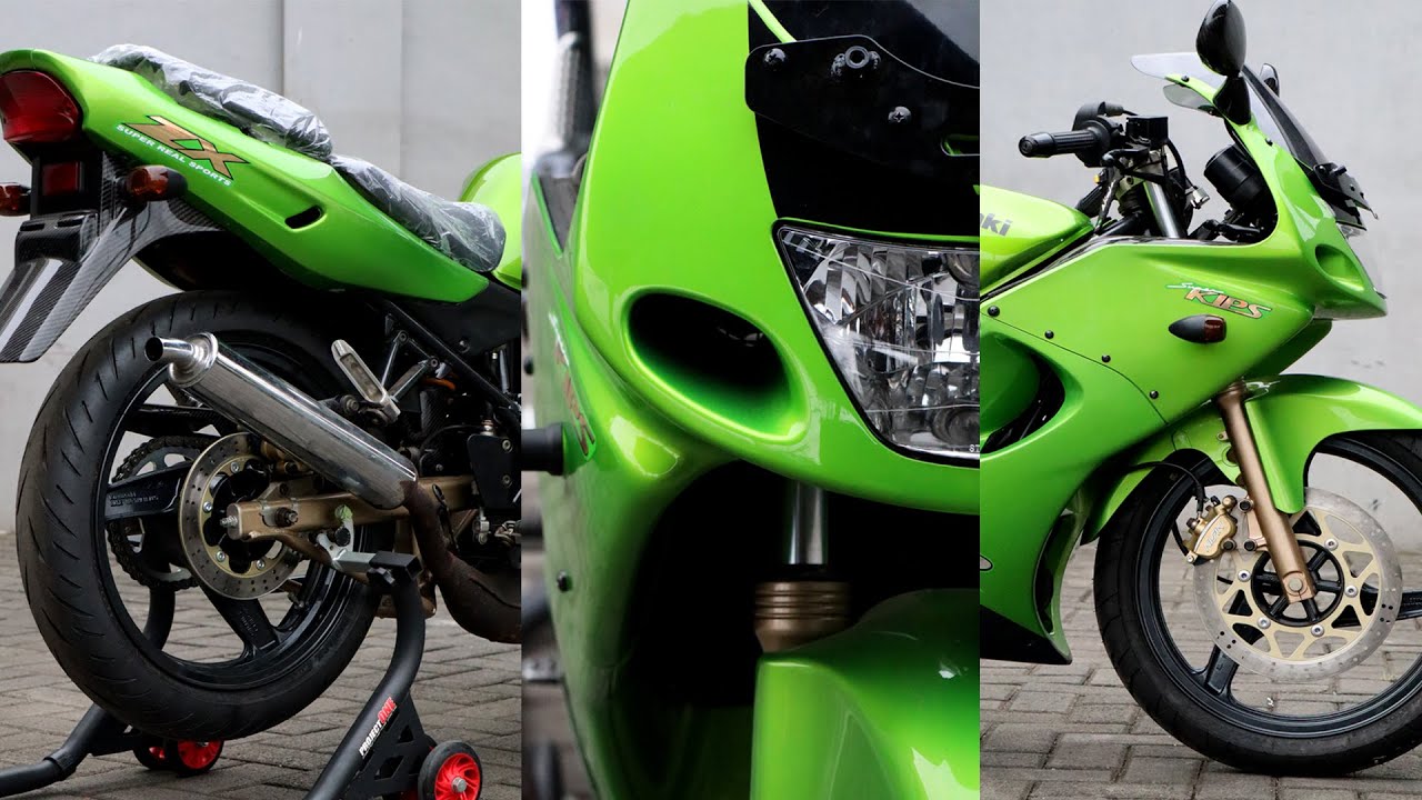 NINJA 2TAK PAKE CARBON ? | PROSES SINGKAT RESTORASI NINJA ZX 2TAK by ...