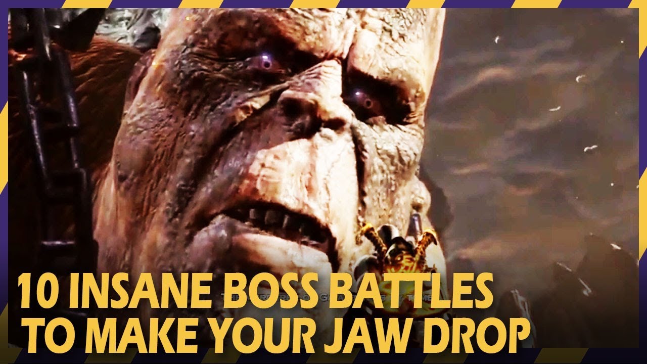 10 insane boss battles that will make your jaw drop | HARDEST BOSSES IN ...