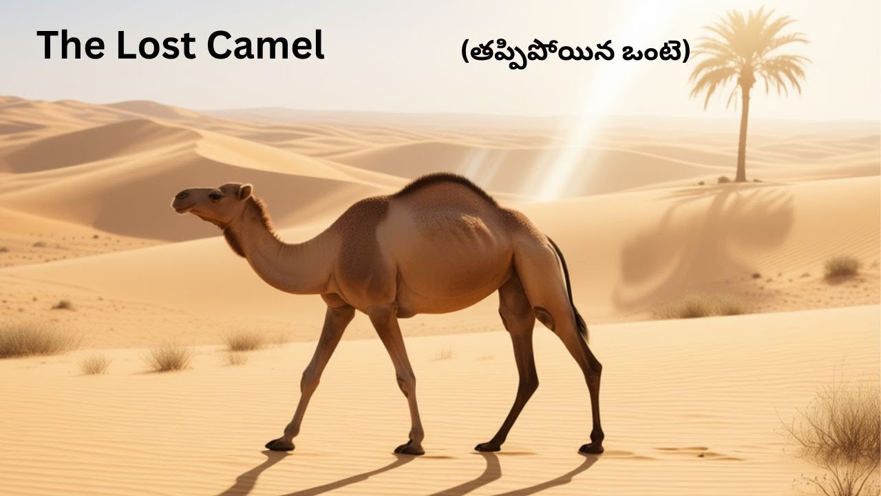 The Lost Camel (తప్పిపోయిన ఒంటె) Telugu Moral Story, @creativemoral ...