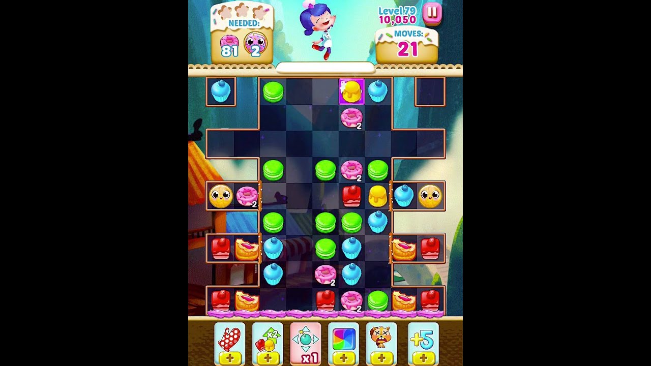 Cupcake Mania Level 79 No Boosters - YouTube