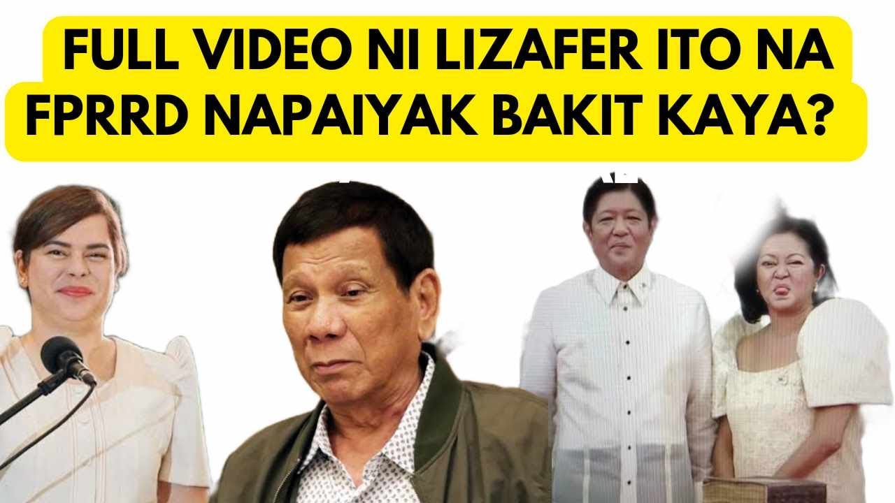 FULL VIDEO NI LIZAFER ITO NA/ FPRRD NAPAIYAK BAKIT? DDS NA HINDI PUMUNTA SA EDSA DI TOTOONG DDS ...