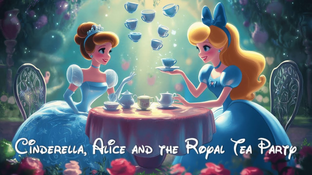 Cinderella, Alice and the Royal Tea Party | Bedtime Story for Children ...
