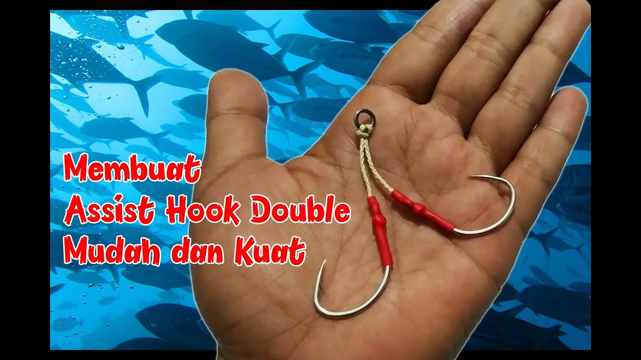 TUTORIAL CARA MEMBUAT ASSIST HOOK JIGGING MUDAH, KUAT DAN CEPAT - YouTube
