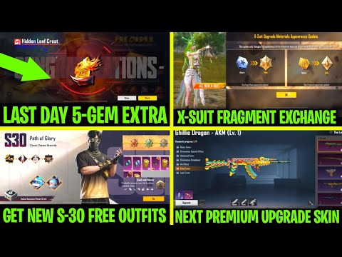 Biggest Change🔴X-Suit Fragmente Exchange Here | Last Day Pre-Order Ultimate Gem Exchange | S-30 Here