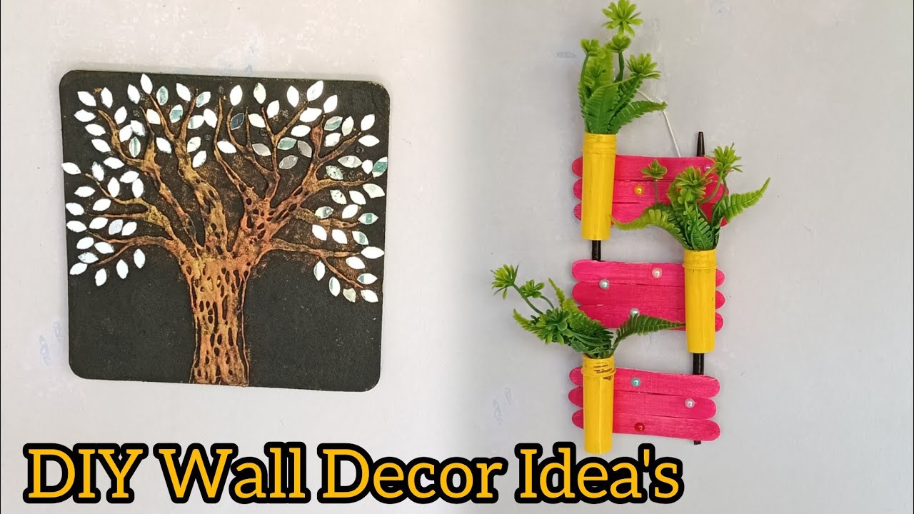 DIY Wall Decor Ideas/Best out of Waste/Waste Materials Reuse - YouTube
