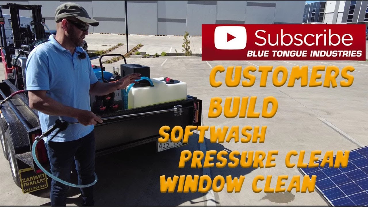 Pressure SoftWash Window Cleaning Trailer - YouTube
