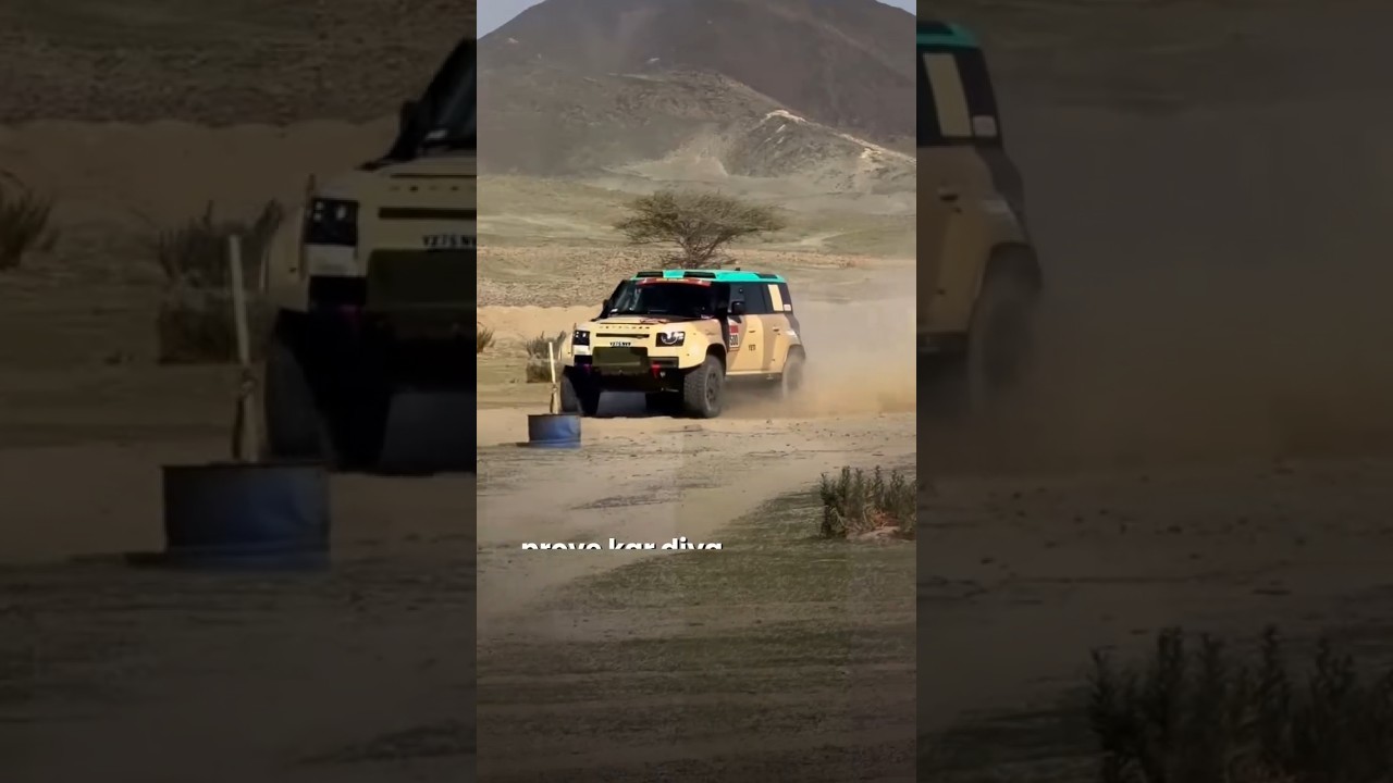 defender in dakar rellay 😱😱🖤#dakardesertrally #dakar #defender # ...