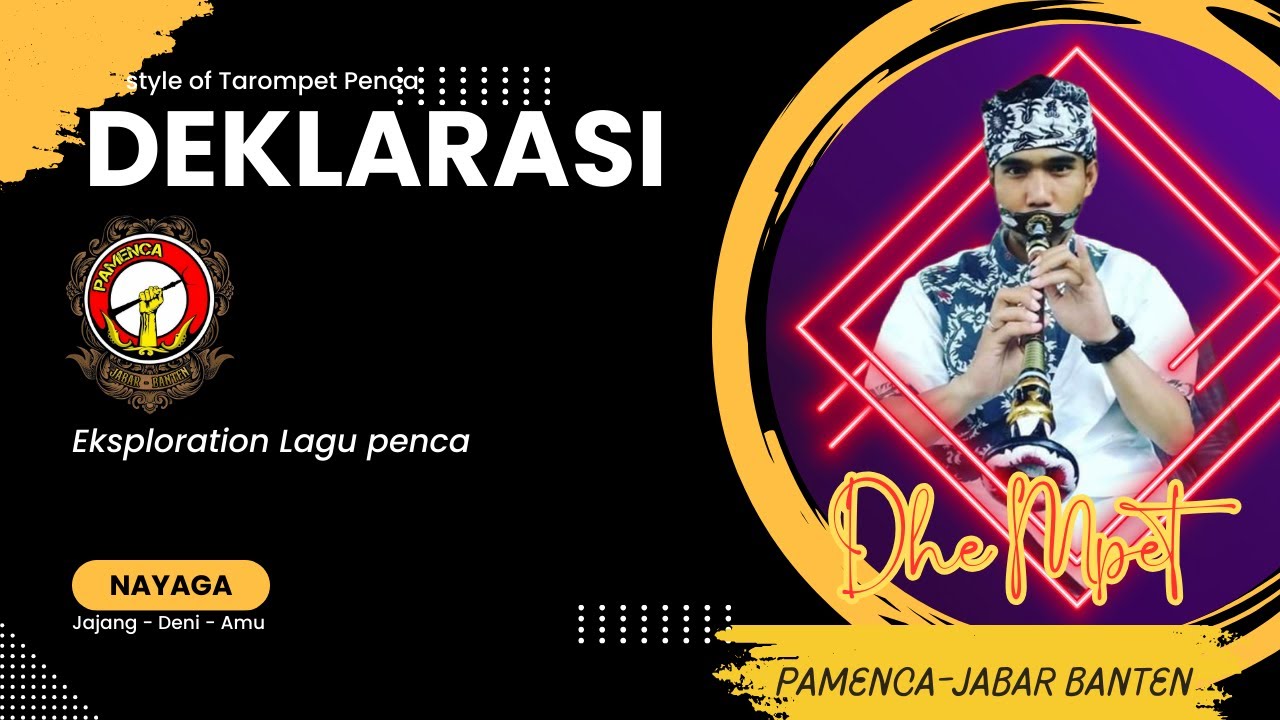 DEKLARASI-KENDANG PENCA-TAROMPET DD MPET-PAMENCA KAB BANDUNG. - YouTube