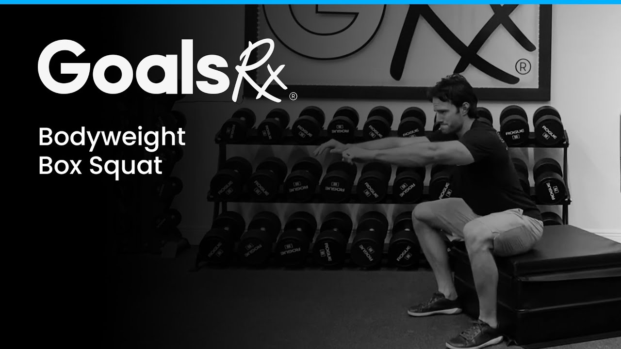 Bodyweight Box Squat - YouTube