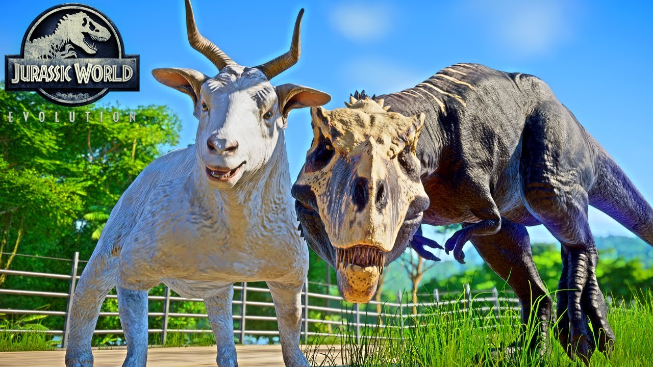 GOD OF GOAT in Jurassic World Evolution 🌍 Tyrannosaurus, Ultimasaurus ...